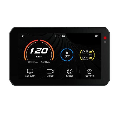 AIO-5 Lite Smart Motorcycle System | CarPlay & Android Auto