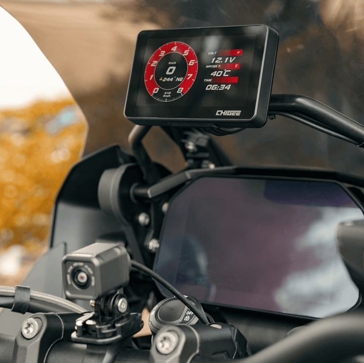 XR-3 Motorcycle Dashcam with Triple Camera – Chigee
