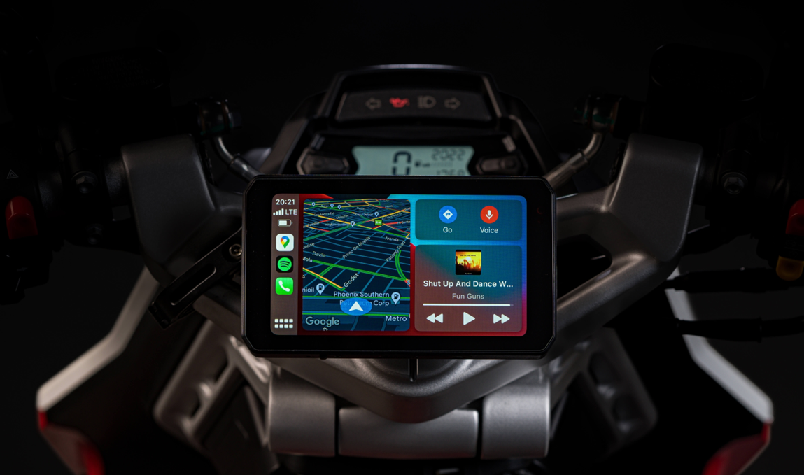 AIO-5 Lite Smart Motorcycle System | CarPlay & Android Auto – Chigee
